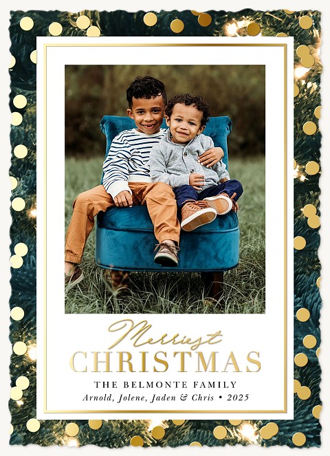 Twinkling Tree | Personalized Holiday Cards