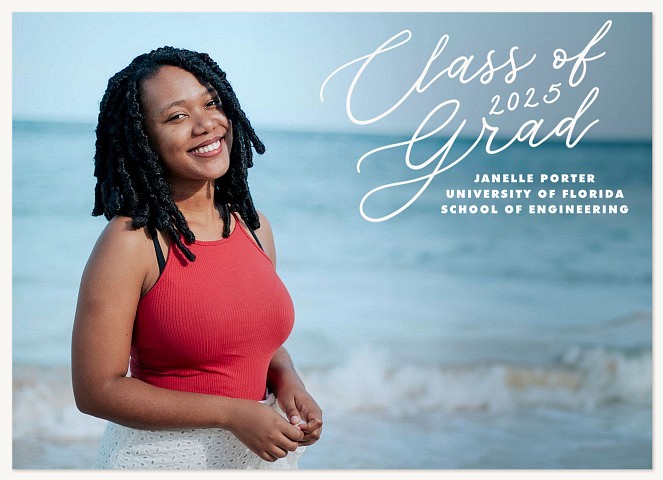 Simple Script | Graduation Announcements