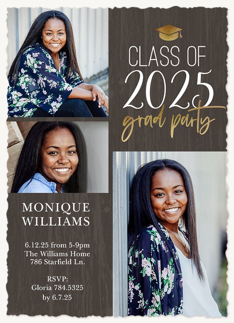 Rustic Trio | Graduation Announcements