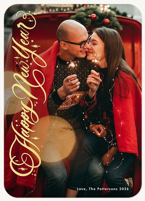 Glimmering Side | Photo Holiday Cards | Simply to Impress