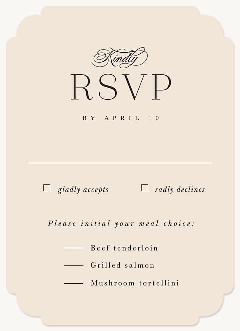 Enduring | Wedding RSVP Cards