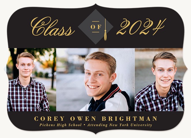 Golden Graduation | Graduation Announcements
