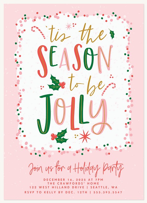 Jolly Season | Holiday Party Invitations