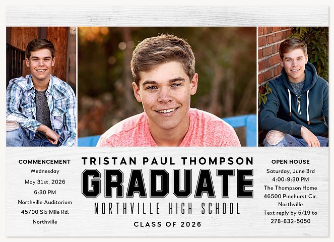 Bold Greeting | Graduation Invitations