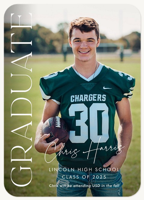 Vertical Inspiration | Graduation Announcements