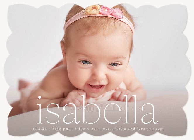 Lowercase Name | Baby Announcements