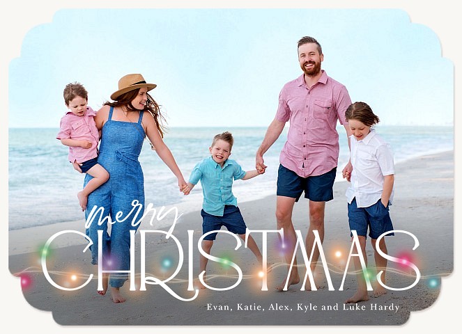 Glowing Lights | Personalized Holiday Cards