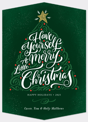 Calligraphic Tree Card | Personal Creations