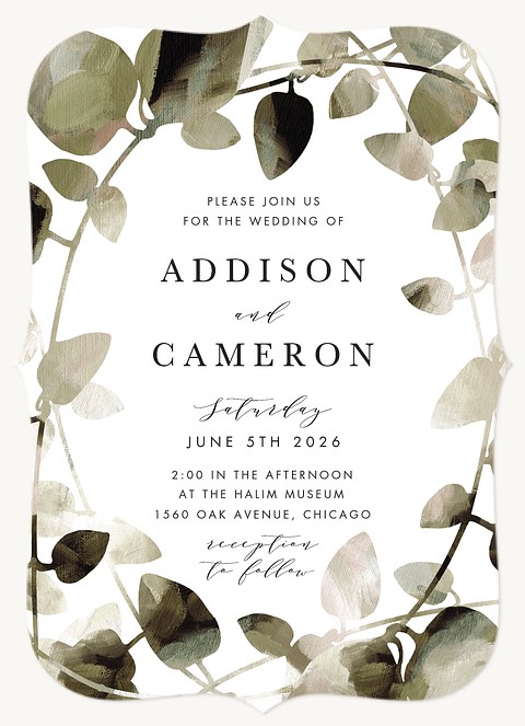 Laurel Trellis | Wedding Invitations