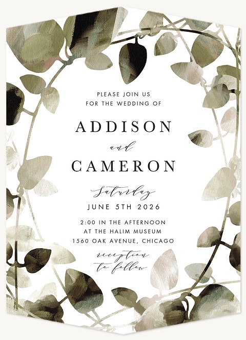 Laurel Trellis | Wedding Invitations