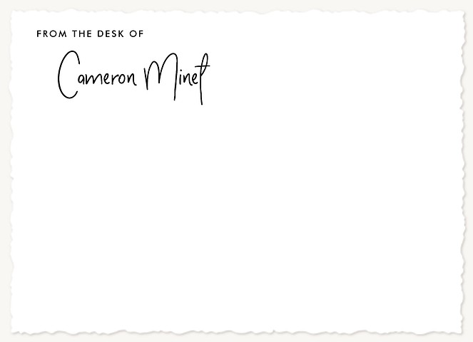 Simple Signature | Stationery
