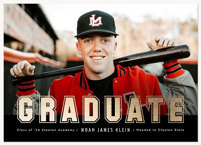 Team Player | Graduation Invitations
