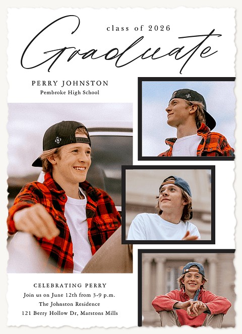 Charming Collage | Graduation Invitations