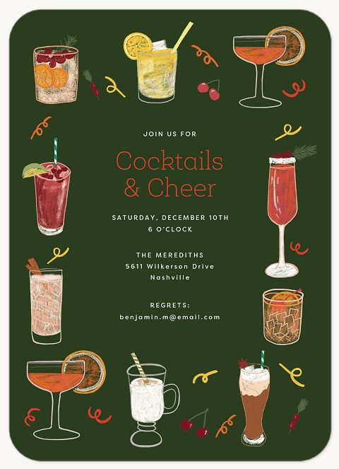 Merry Mixology | Holiday Party Invitations