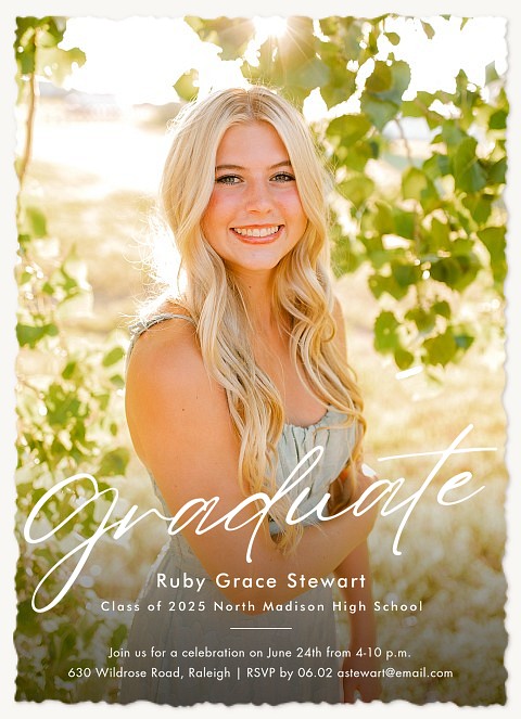 Overlay Script | Graduation Cards