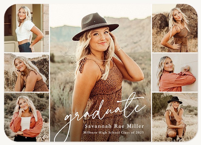 Scripted Collage | Graduation Cards