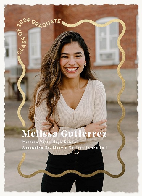 Wavy Frame | Graduation Cards | Simply to Impress