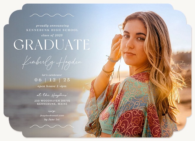 Side Frame | Graduation Invitations